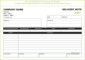 9+ Delivery Note Templates - Word Excel Samples