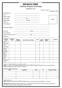 11+ Biodata Form Templates - Word Excel Samples