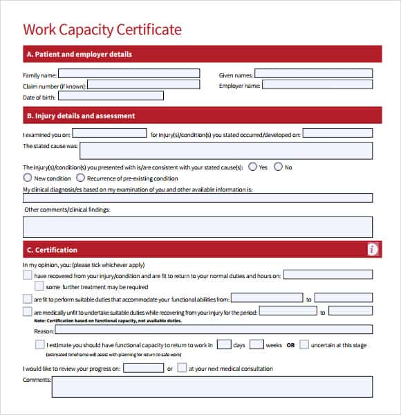 13+ Free Certificate Of Employment Samples - Word Excel Samples