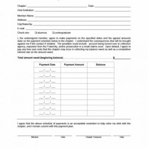 16+ Payment Plan Agreement Templates - Word Excel Samples