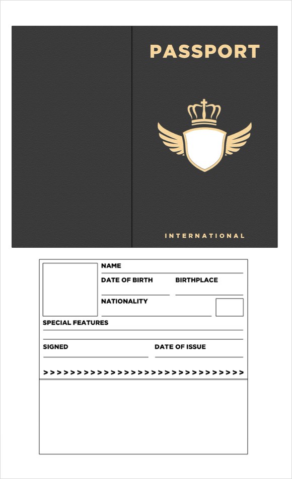 8 Passport Templates Pdf Word Word Excel Samples