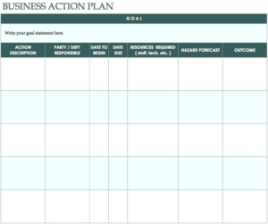 11+ Practical Business Action Plan Templates [PDF & WORD] - Word Excel ...