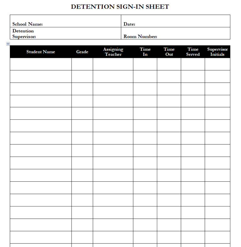 16+ Ready-to-Use Sign-In Sheet Templates in WORD - Word Excel Samples