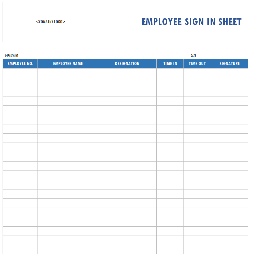 16+ Ready-to-Use Sign-In Sheet Templates in WORD - Word Excel Samples